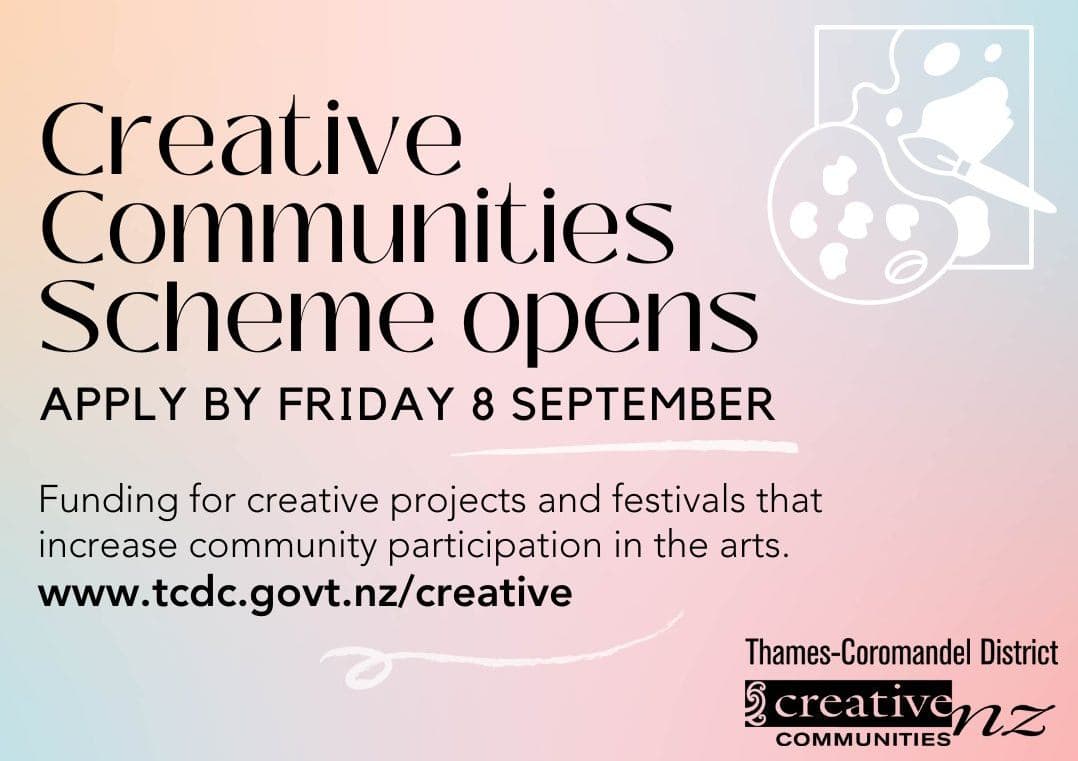 Creative Communities Scheme - Creative Coromandel