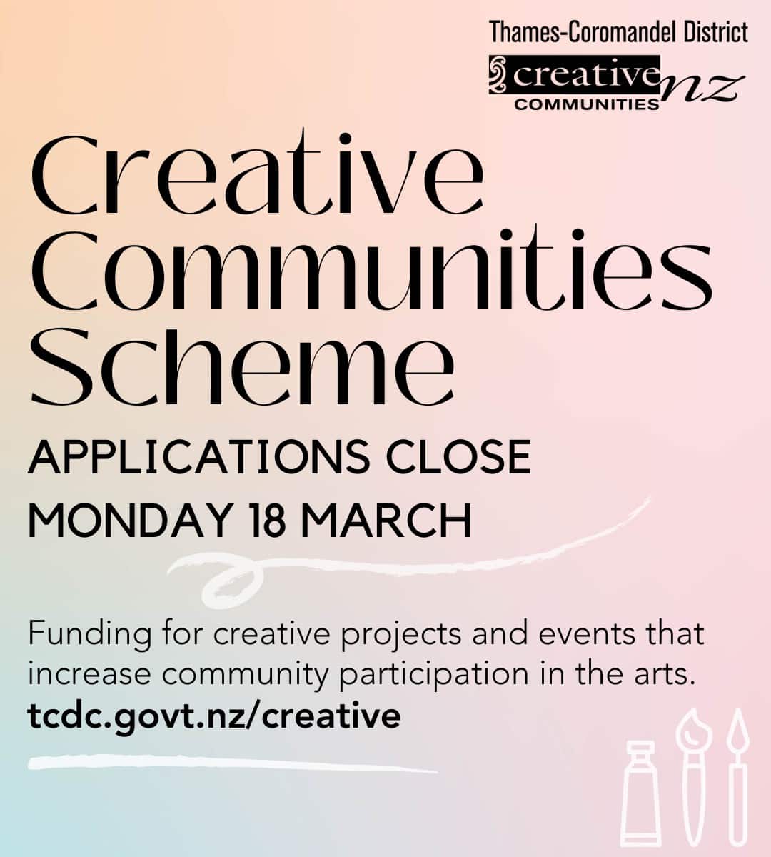 Creative Communities Scheme - Creative Coromandel