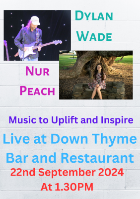Nur Peach and Dylan Wade performing uplifting inspiring music ...
